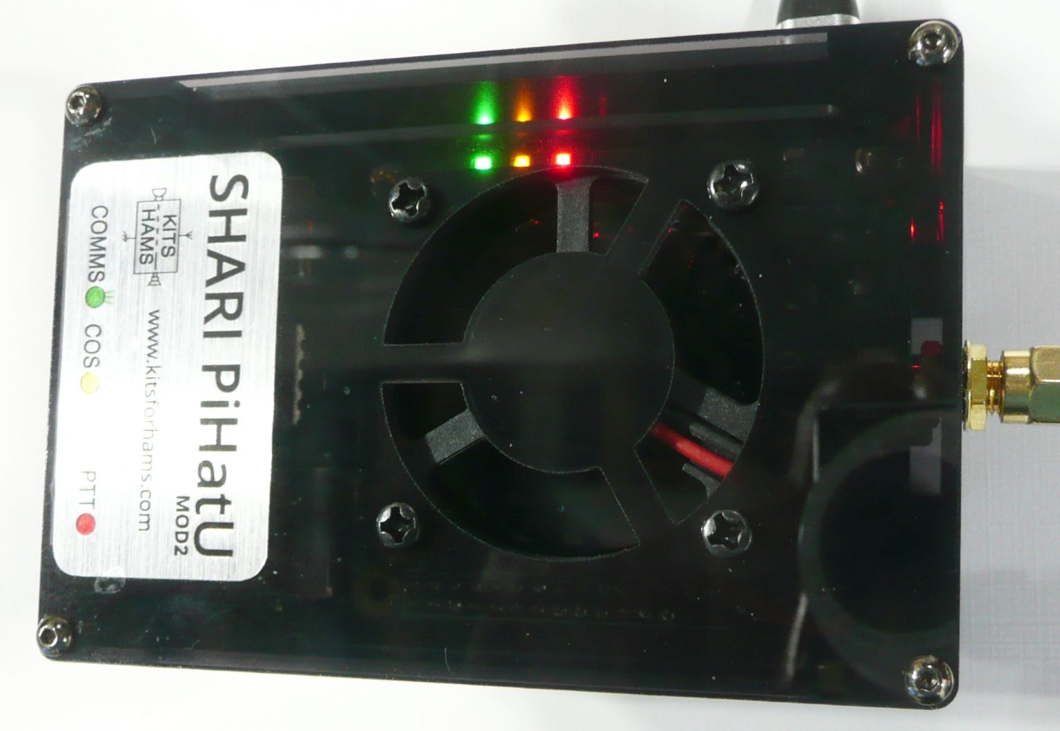 SHARI PiHat (52Pi case) using a Pi4 – Kits 4 Hams