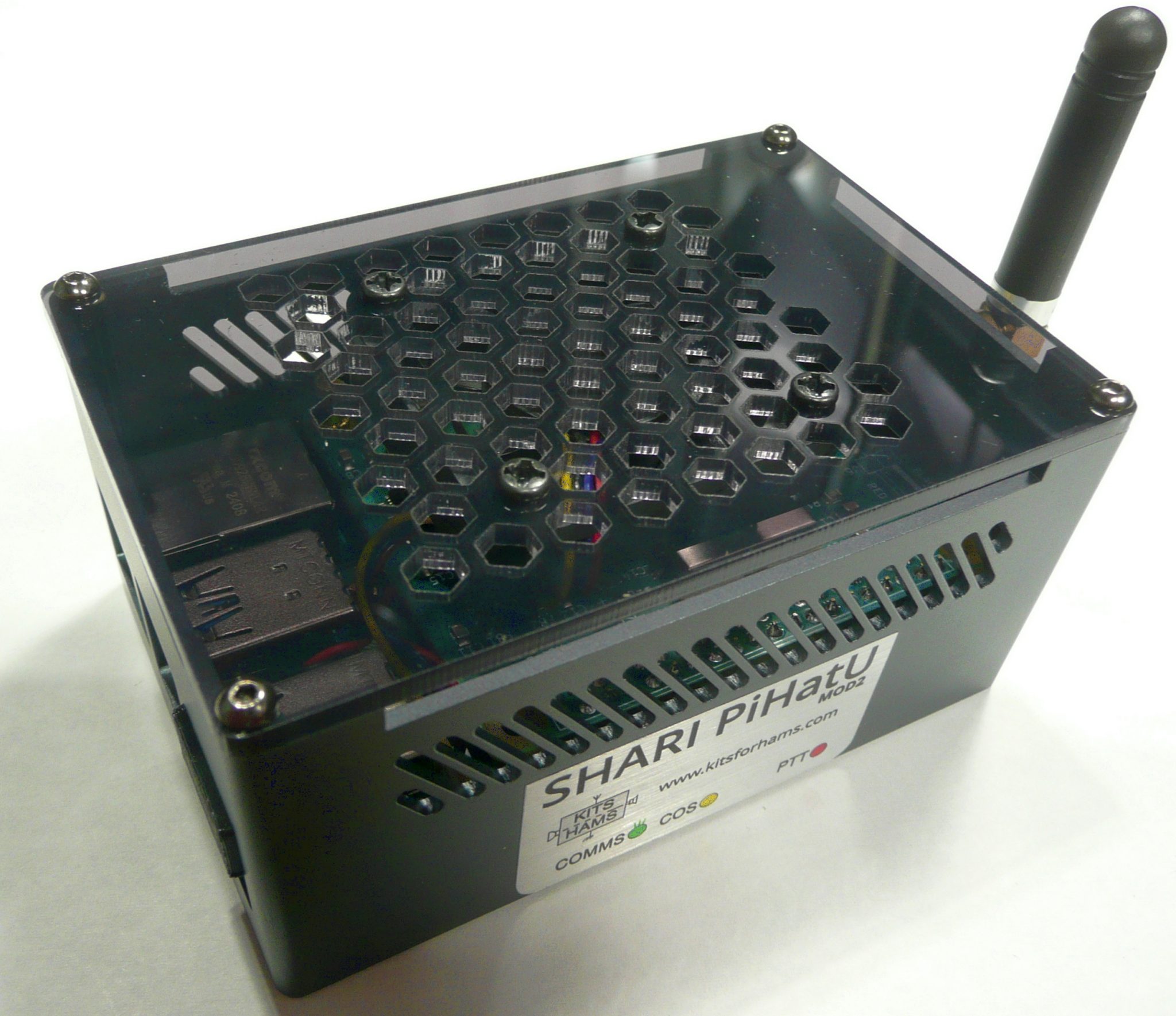 SHARI PiHat (52Pi case) using a Pi5 – Kits 4 Hams